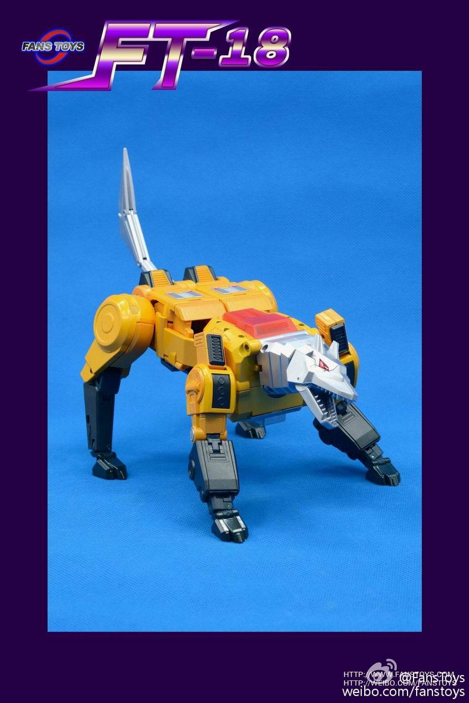 Fanstoys Debuts Lupus MP scale Headmaster Weirdwolf Inspired Figure